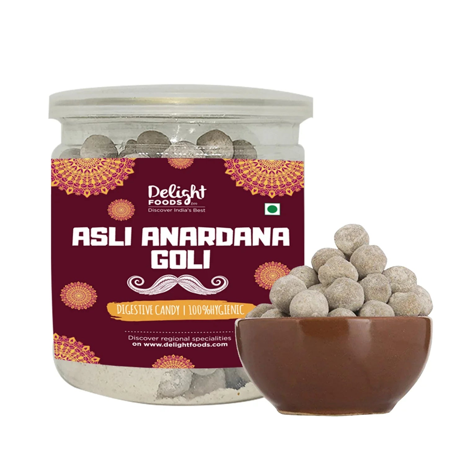 Buy Asli Anardana Goli – 300g Tangy Digestive Candy Online – Delight Foods
