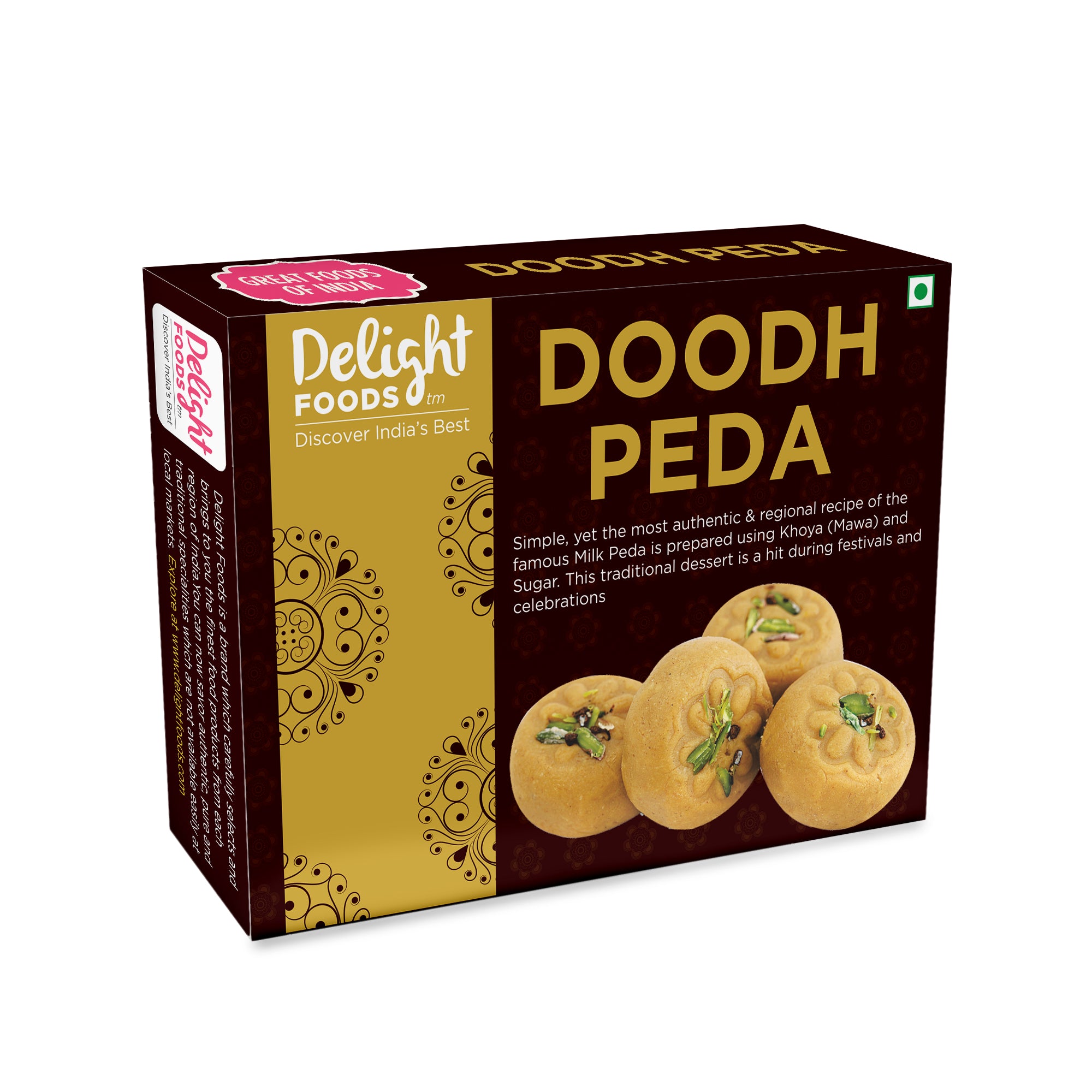 Doodh Peda (Mathura Peda) 500g – Delight Foods
