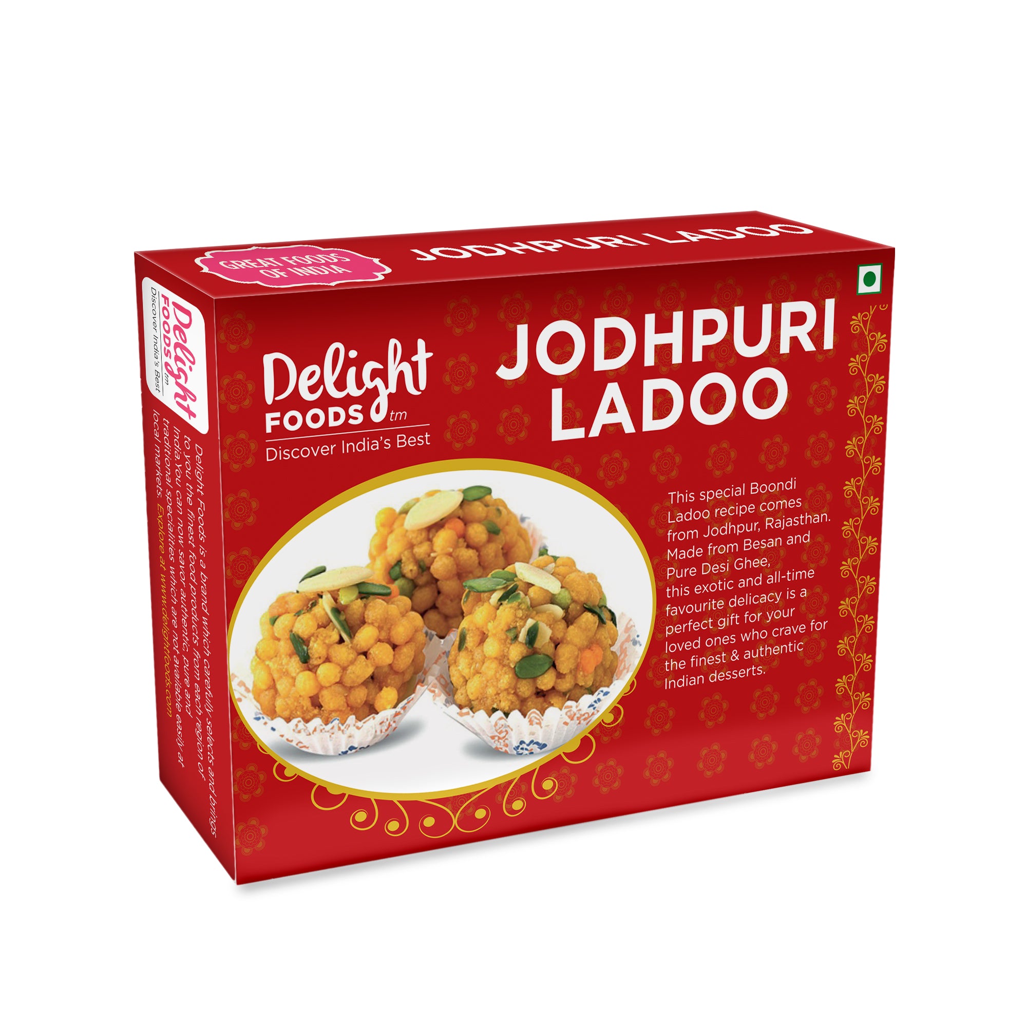 Jodhpuri Ladoo –Traditional Rajasthani Sweet |Buy Online Now – Delight ...