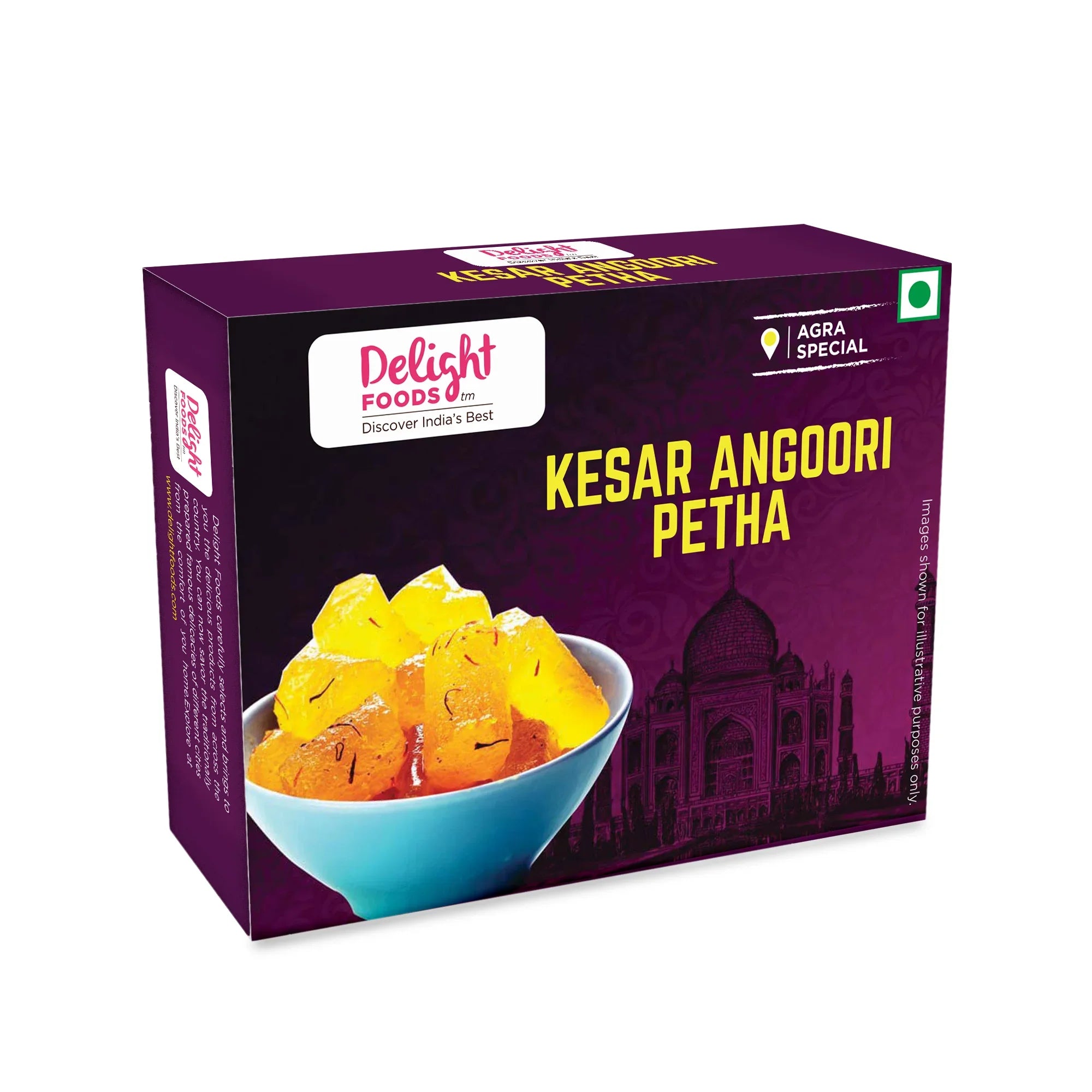 Kesar Angoori Petha 350g – Delight Foods